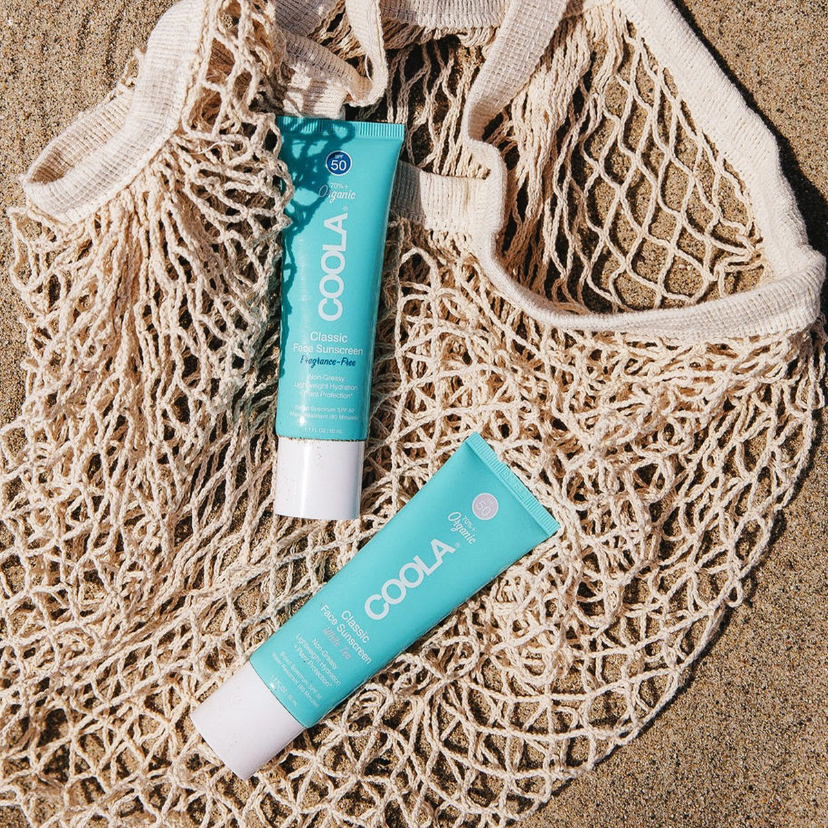 Coola Classic Face Organic Sunscreen Lotion SPF 50 (Unscented) 1.7 oz ...